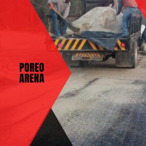 POREO CON ARENA en la construcción